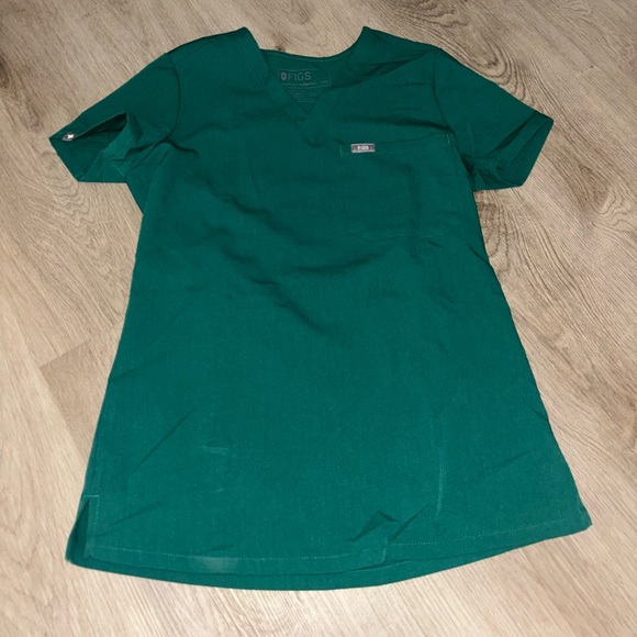 Figs | Other | Forest Green Figs Scrub Top | Poshmark